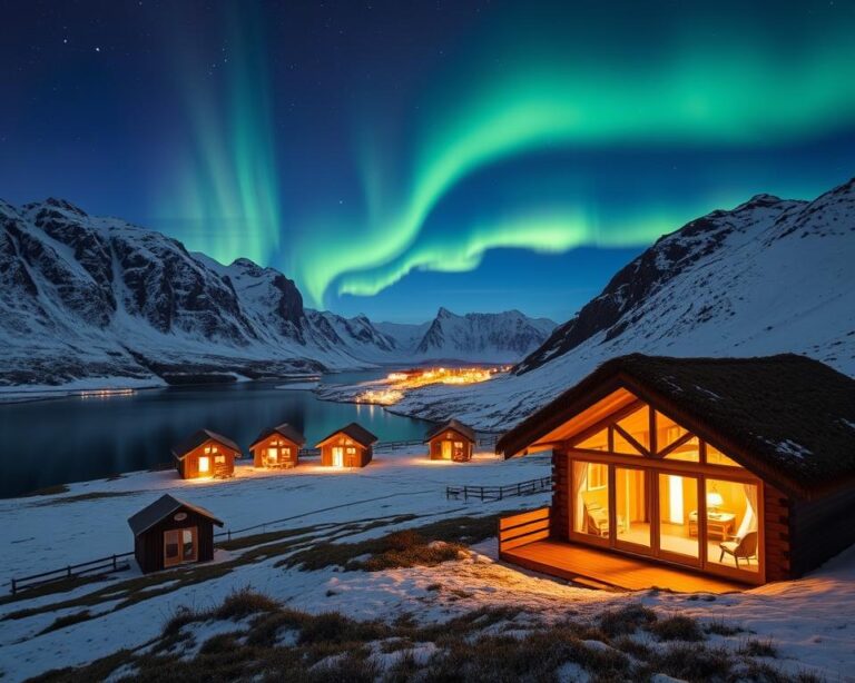 Polarlichter Norwegen Hotel